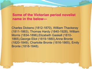 Victorian Novel Presented by Sharmin Akter | PPT