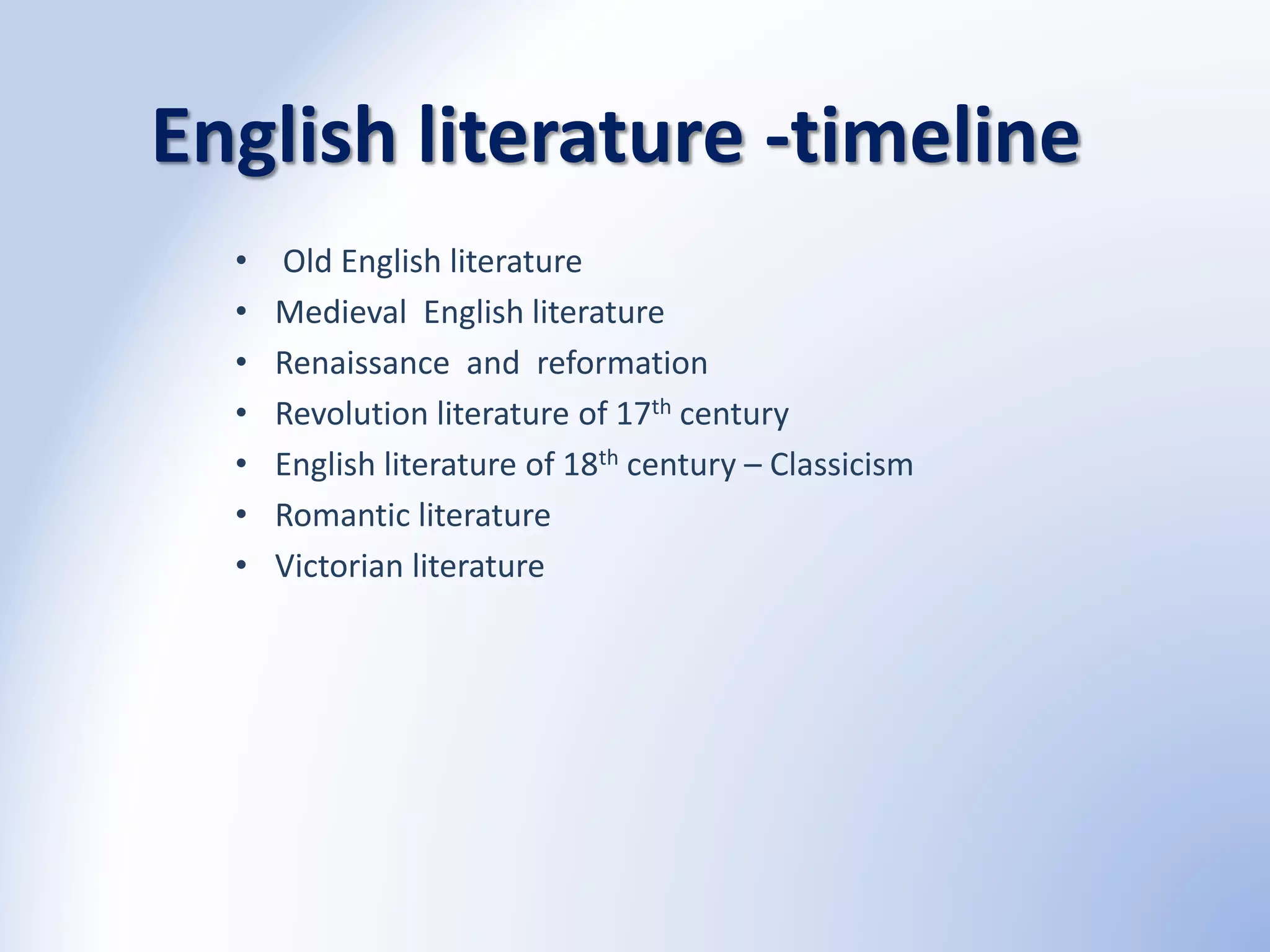 English literature | PPTX | Poetry | Books and Literature