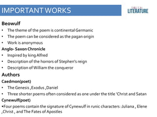 English literature | PPTX