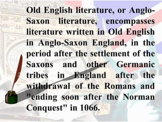 English literature and culture | PPTX