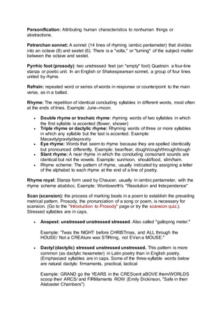 English literature part 2 | DOCX | Poetry | Books and Literature