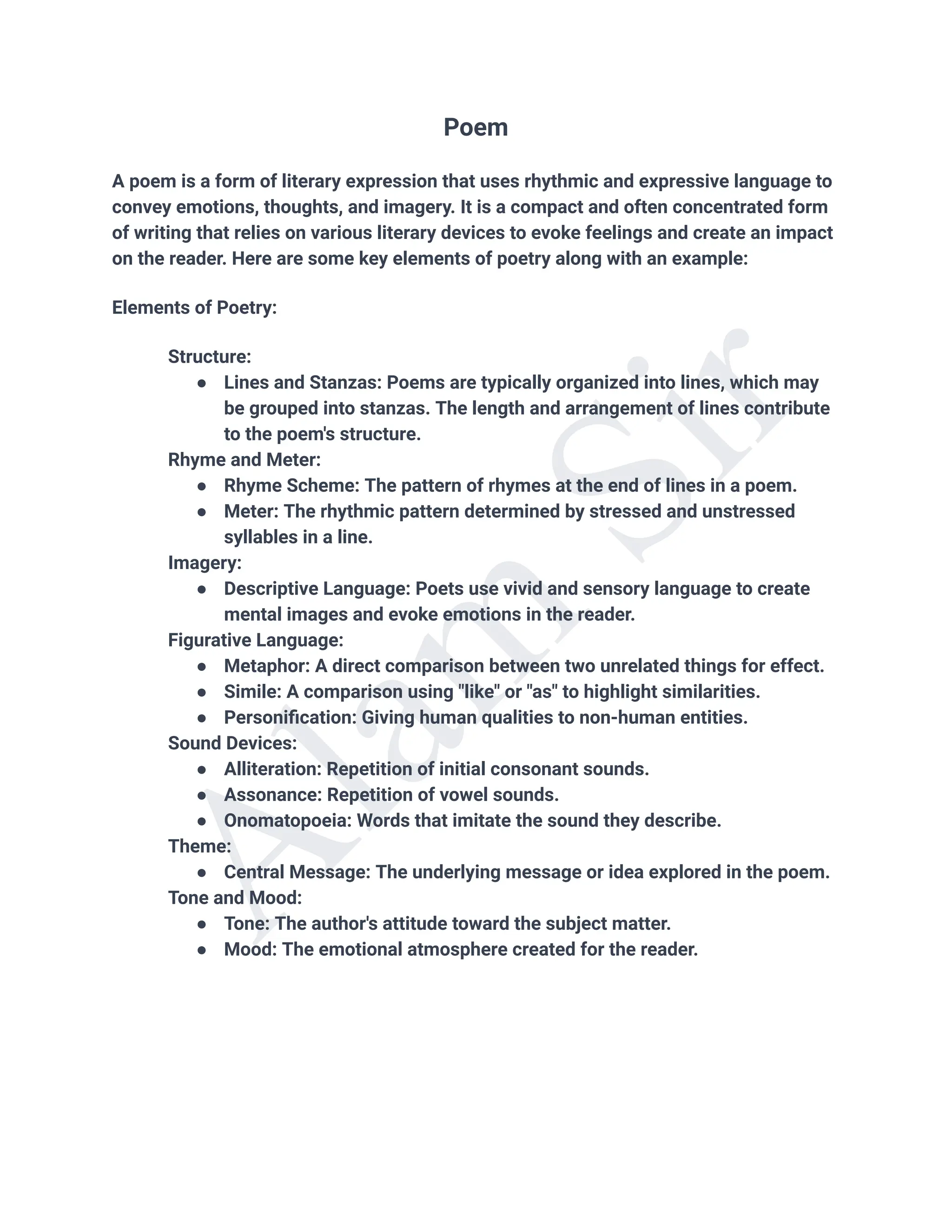 English Literary Terms of Empowering English | PDF