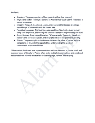 English Literary Terms of Empowering English | PDF