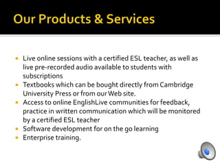 English live slide show | PPT