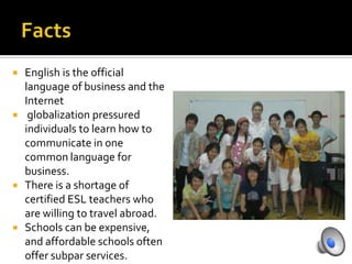 English live slide show | PPTX