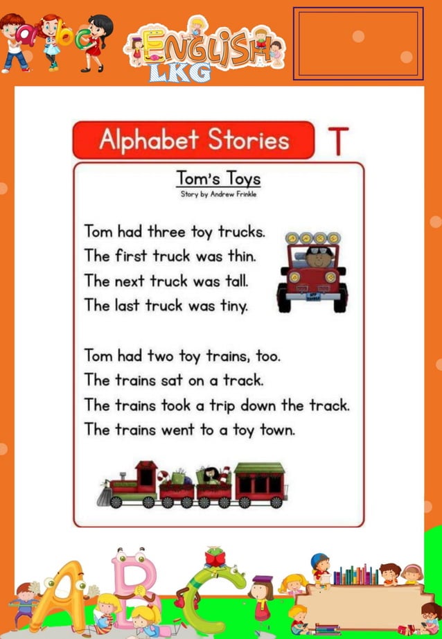 Grade LKG - English - Worksheet (Printable) | PDF