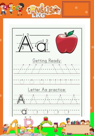 Grade LKG - English - Worksheet (Printable) | PDF