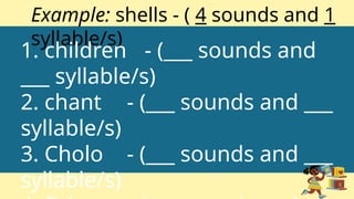 Powerpoint on English Digraphs Ch and SH | PPTX