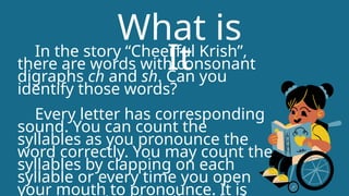 Powerpoint on English Digraphs Ch and SH | PPTX