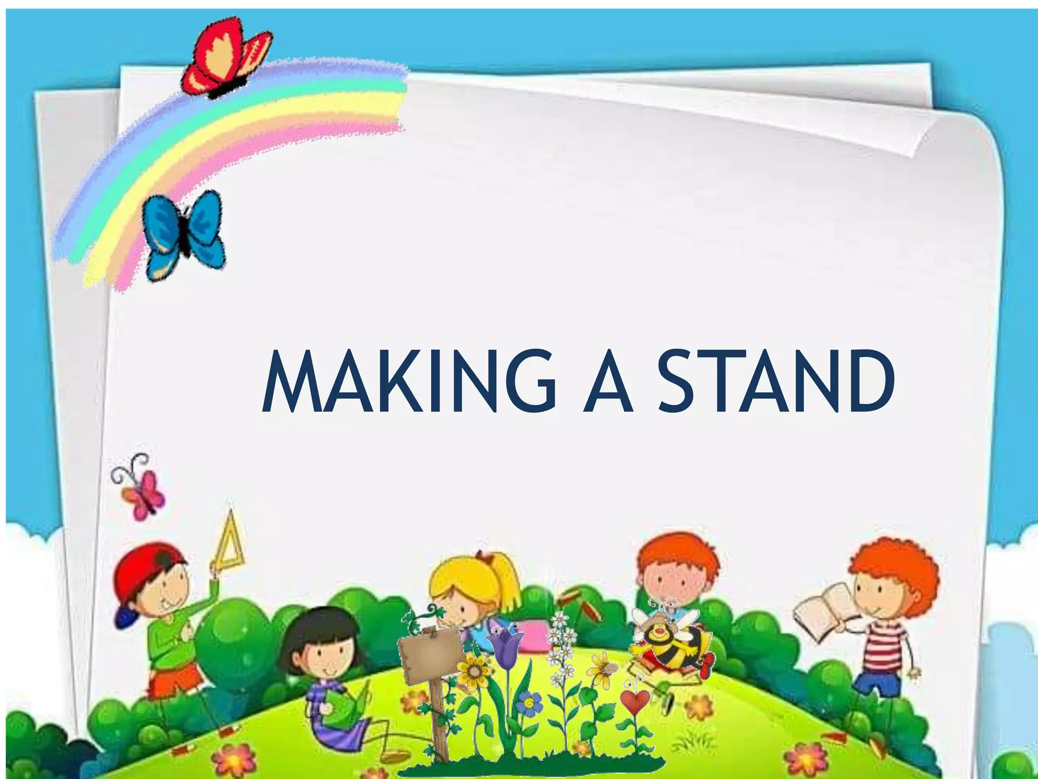 ENGLISH making a stand.pptx