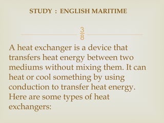 ENGLISH MARITIME_HEAT EXCHANGERS in ship.pptx