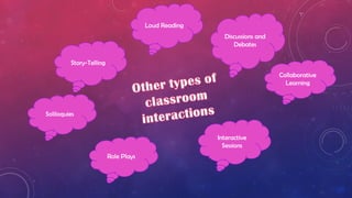 Classroom Interactions | PPT