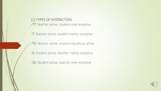 Classroom Management & Classroom Interaction | PPTX