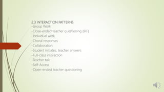 Classroom Management & Classroom Interaction | PPTX