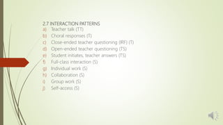 Classroom Management & Classroom Interaction | PPTX