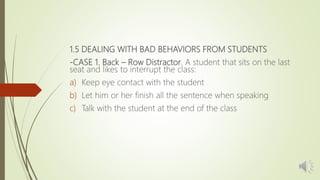 Classroom Management & Classroom Interaction | PPTX
