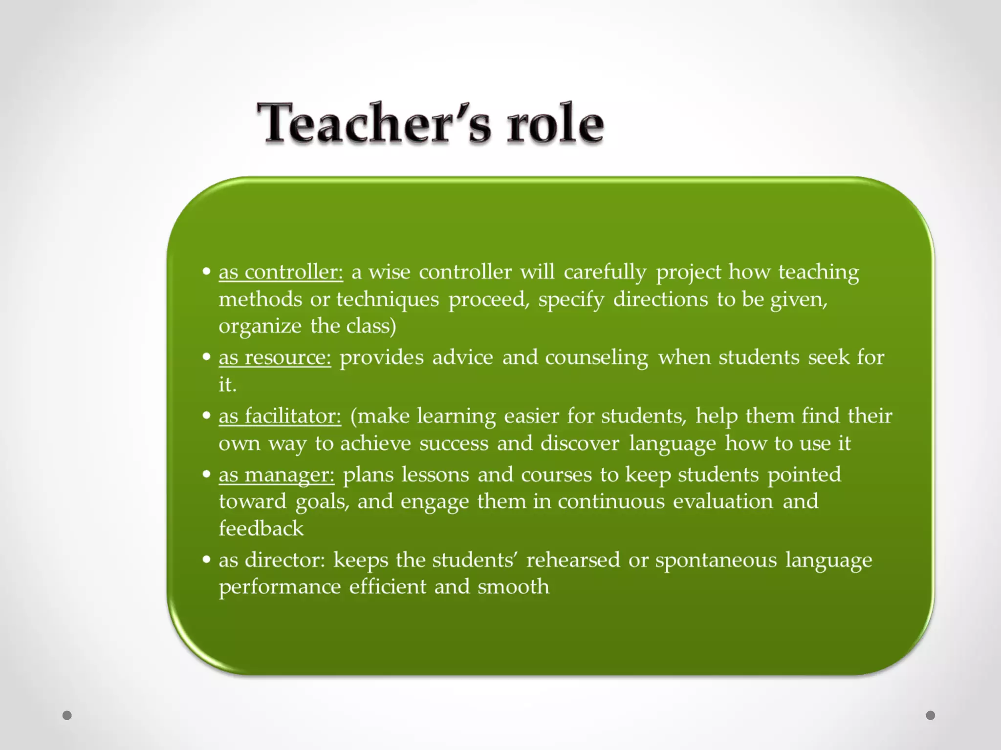 English methodology study guide 2 first activity | PPT