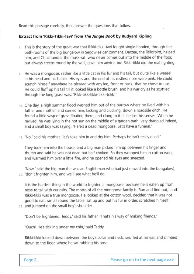 English Mock exam Test 3 ppt as sson the | PDF