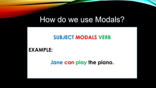 ENGLISH_MODALS_2nd Quarter (1) poweroint | PPT
