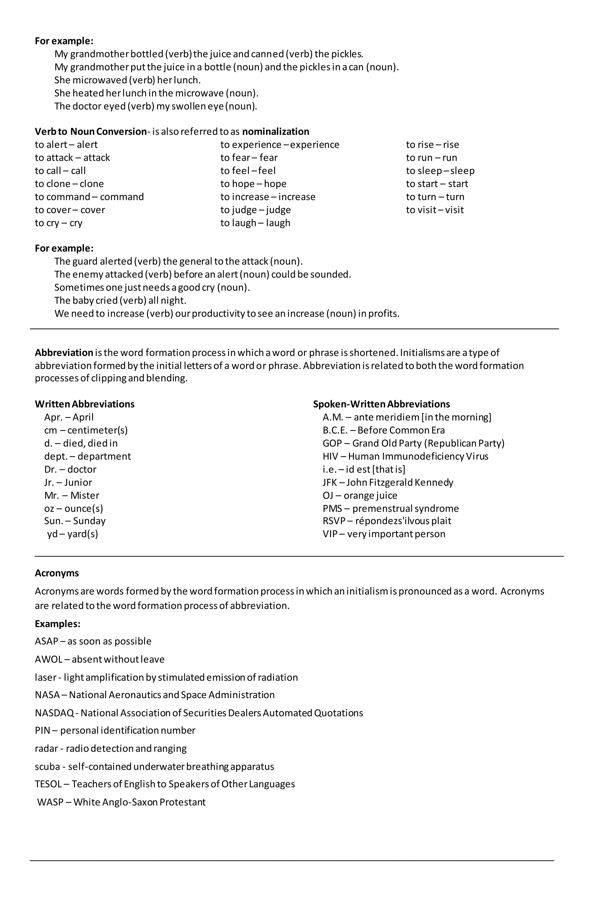 English (Module 1 and 2) | DOCX