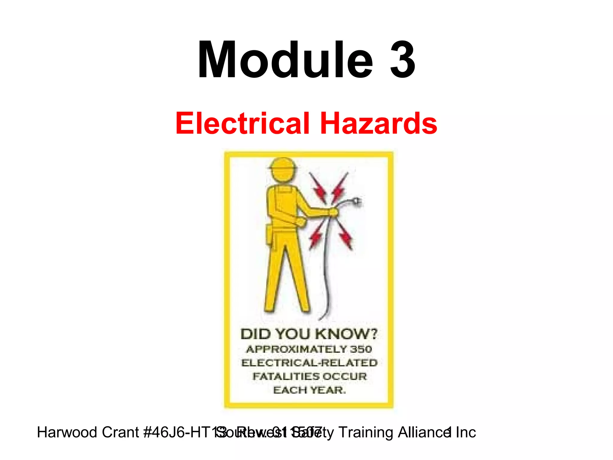 English Module Electrical Hazards Ppt