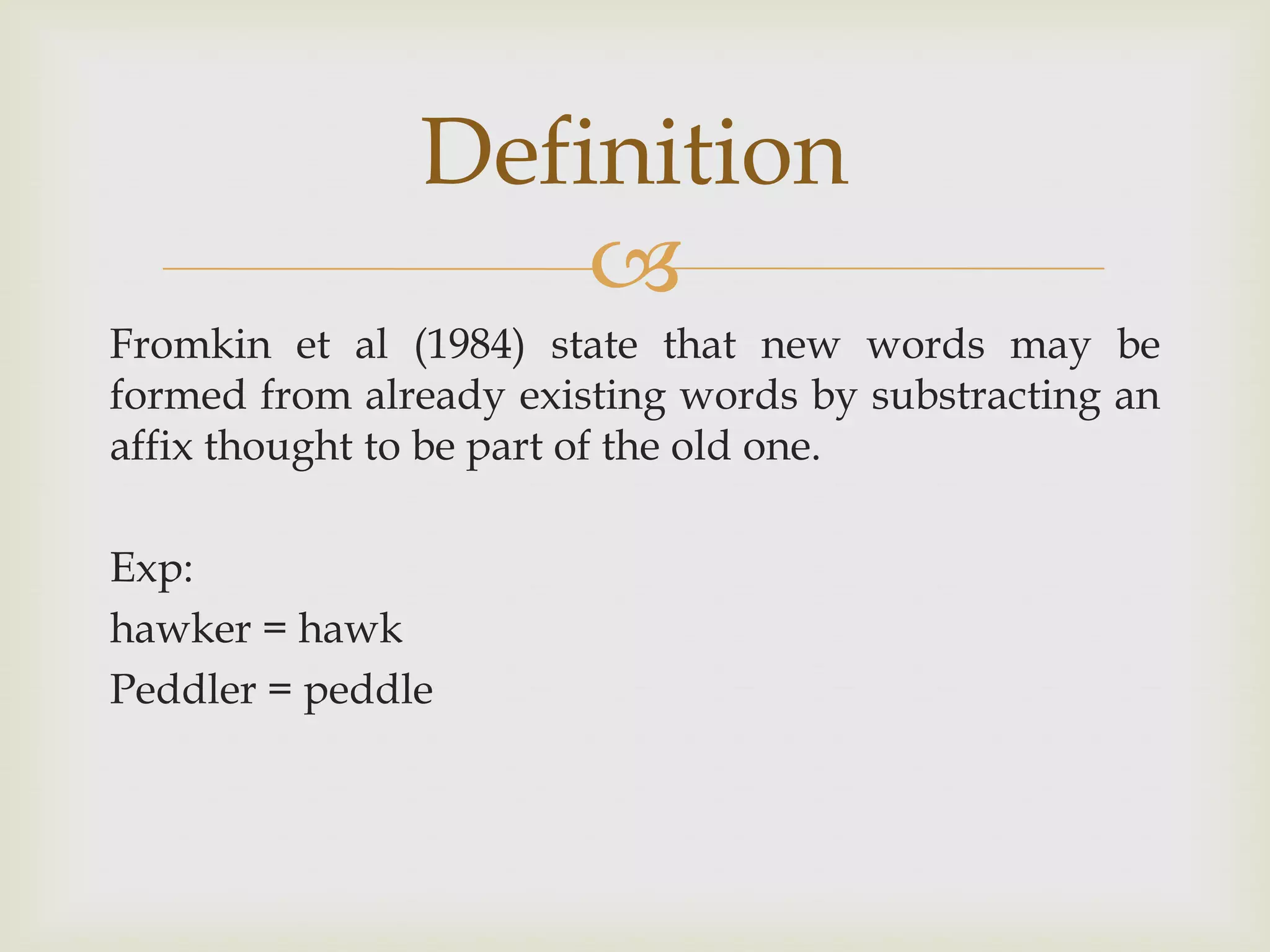 English morphology affixiations (ades) | PPTX