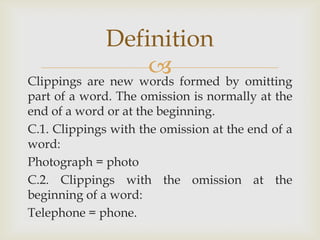 English morphology affixiations (ades) | PPTX