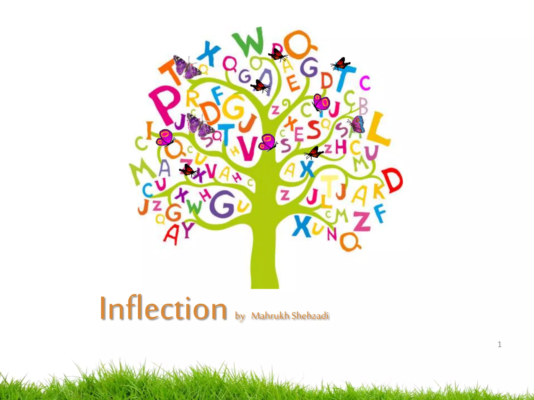 English morphology inflection | PPTX