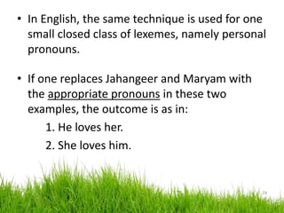 English morphology inflection | PPTX