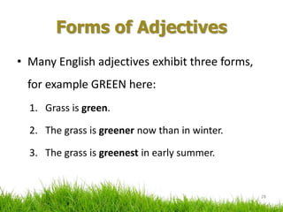 English morphology inflection | PPTX