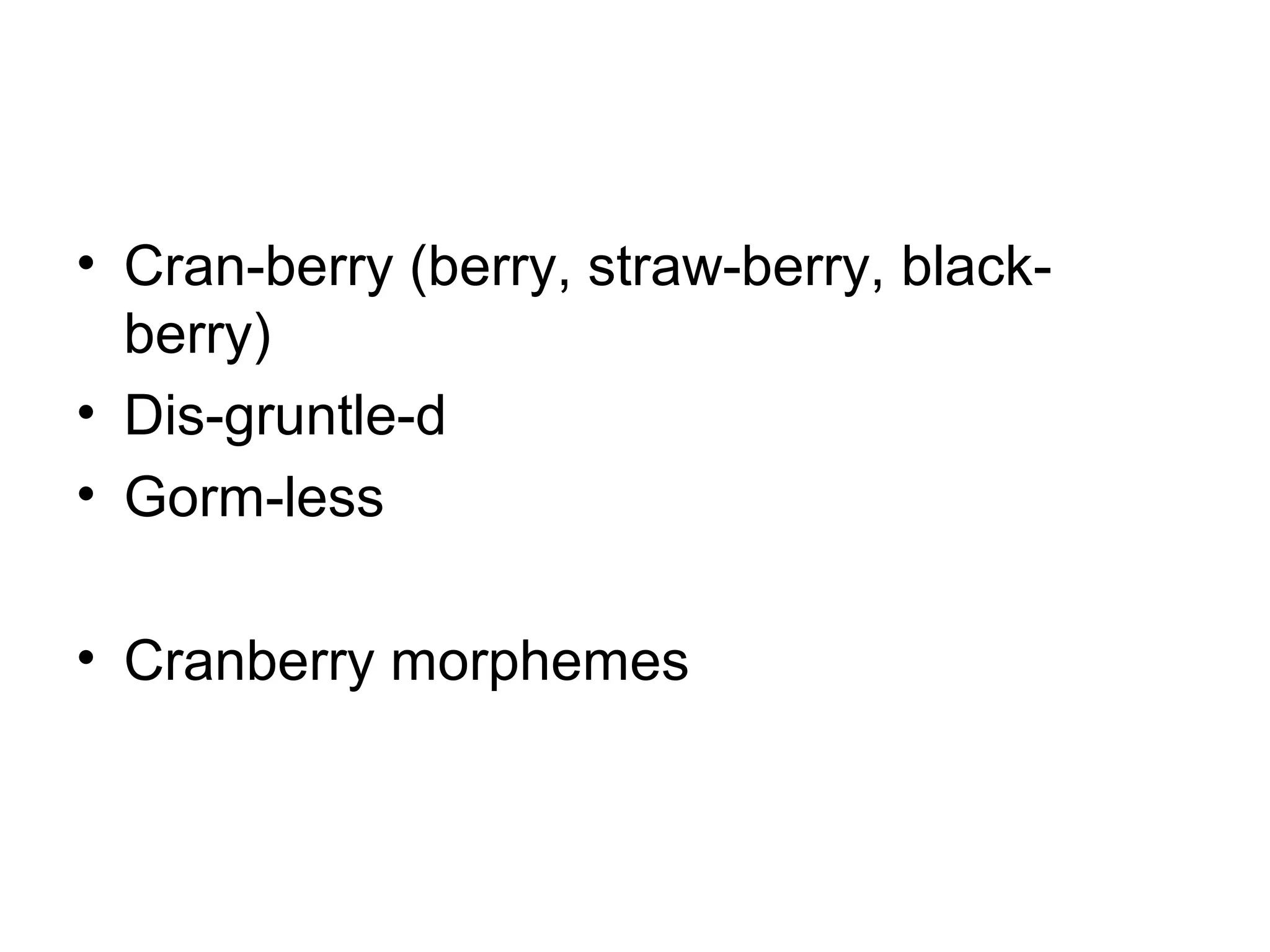 English morphology–lecture2 | PPT