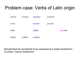 English morphology–lecture2 | PPT