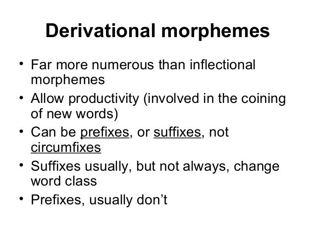 English morphology–lecture2