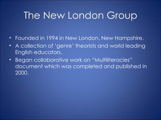 English Multilitericies And Social Change | PPT