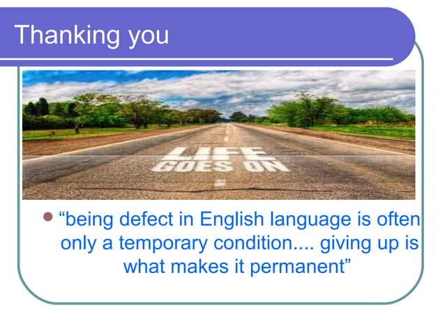 English need of an hour | PPT