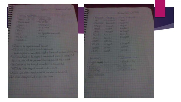 English notebook | PPTX