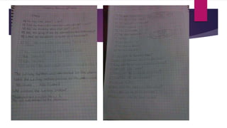 English notebook | PPTX