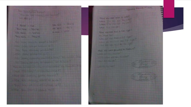 English notebook | PPTX