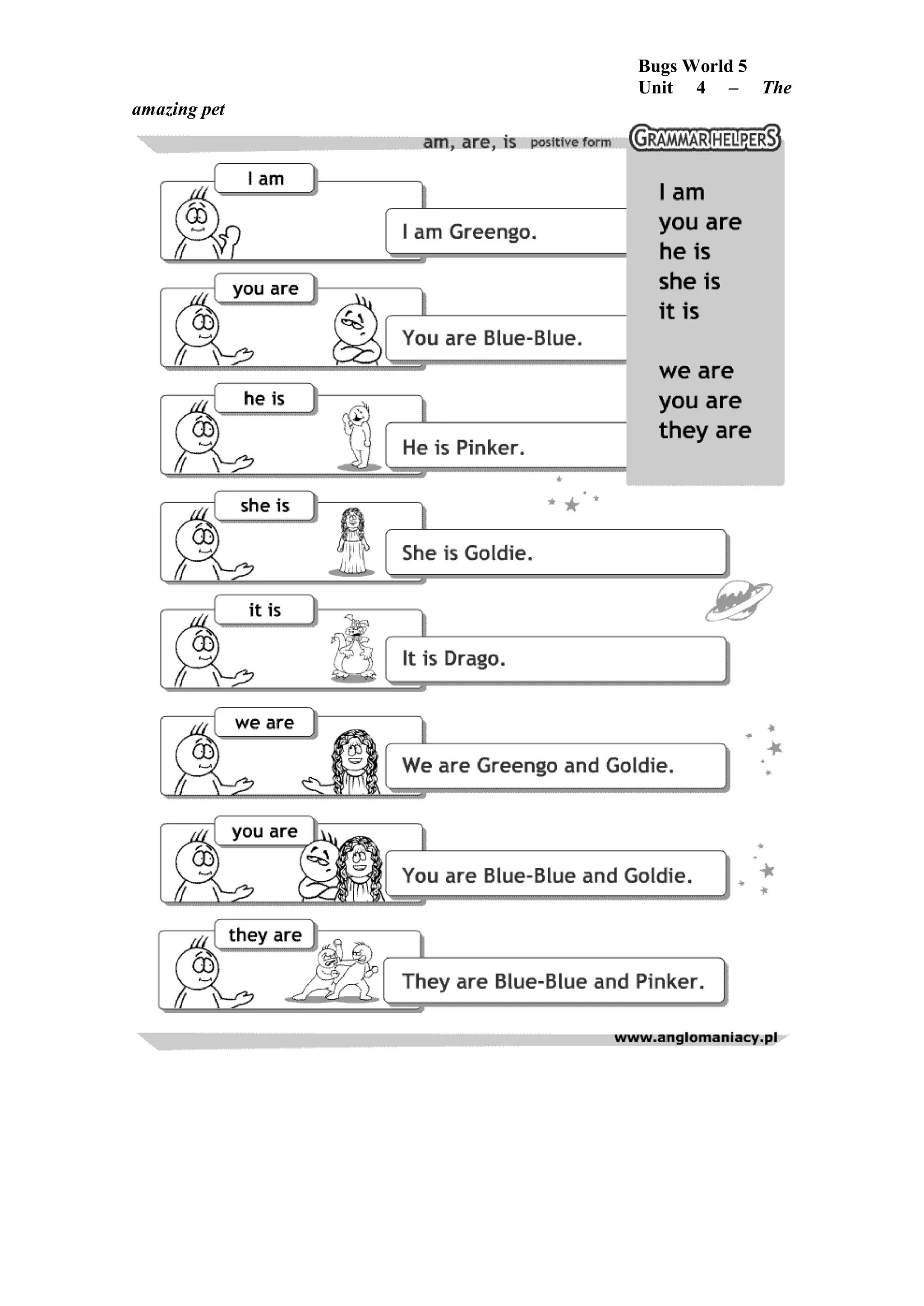 English notebook unit 4 bugs5 | PDF