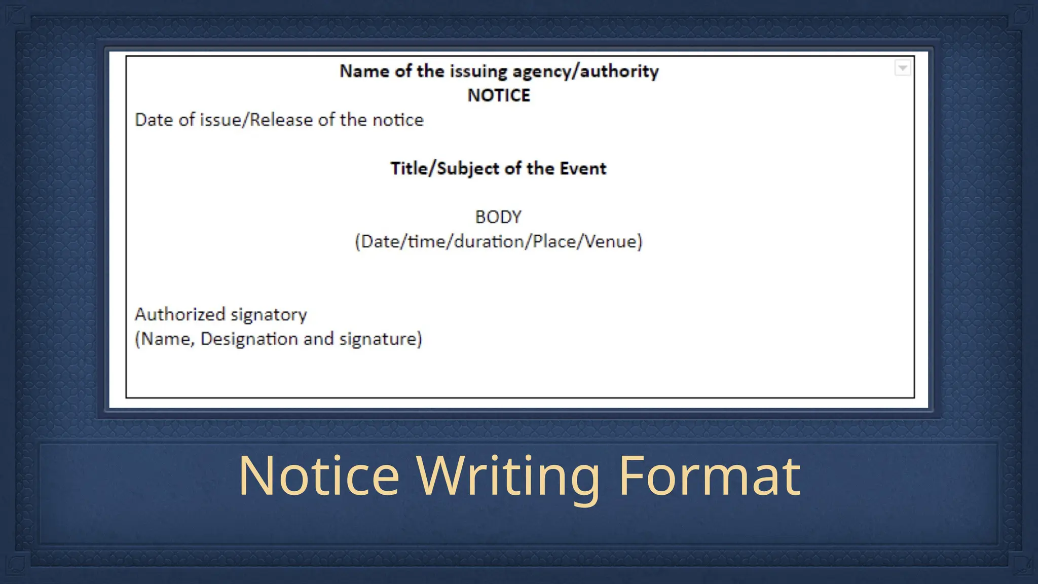 english notice writing loyola - Copy.pptx