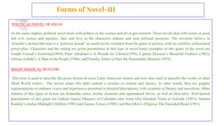 English novel an introduction | PPTX