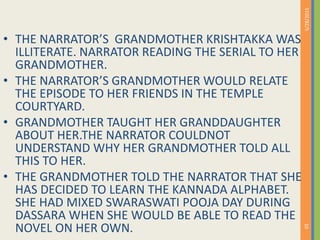 How I taught my Grandmother to read | PPTX