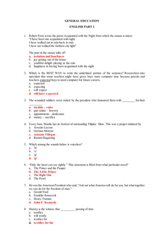 English part 1 | PDF