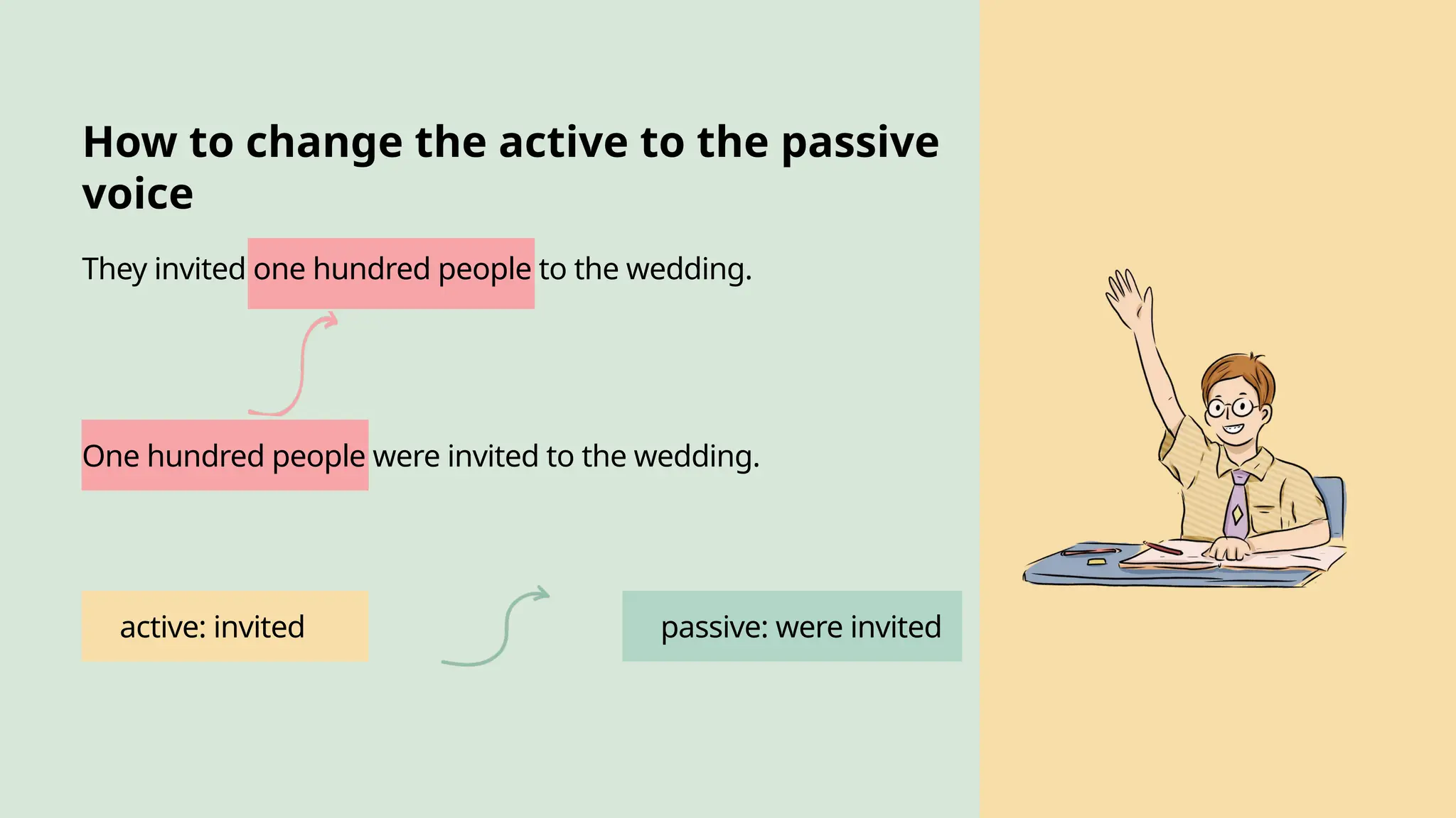 English Passive Voice Presentation in colorful Illustrative Style.pptx