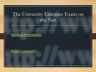 English pau for students | PPTX
