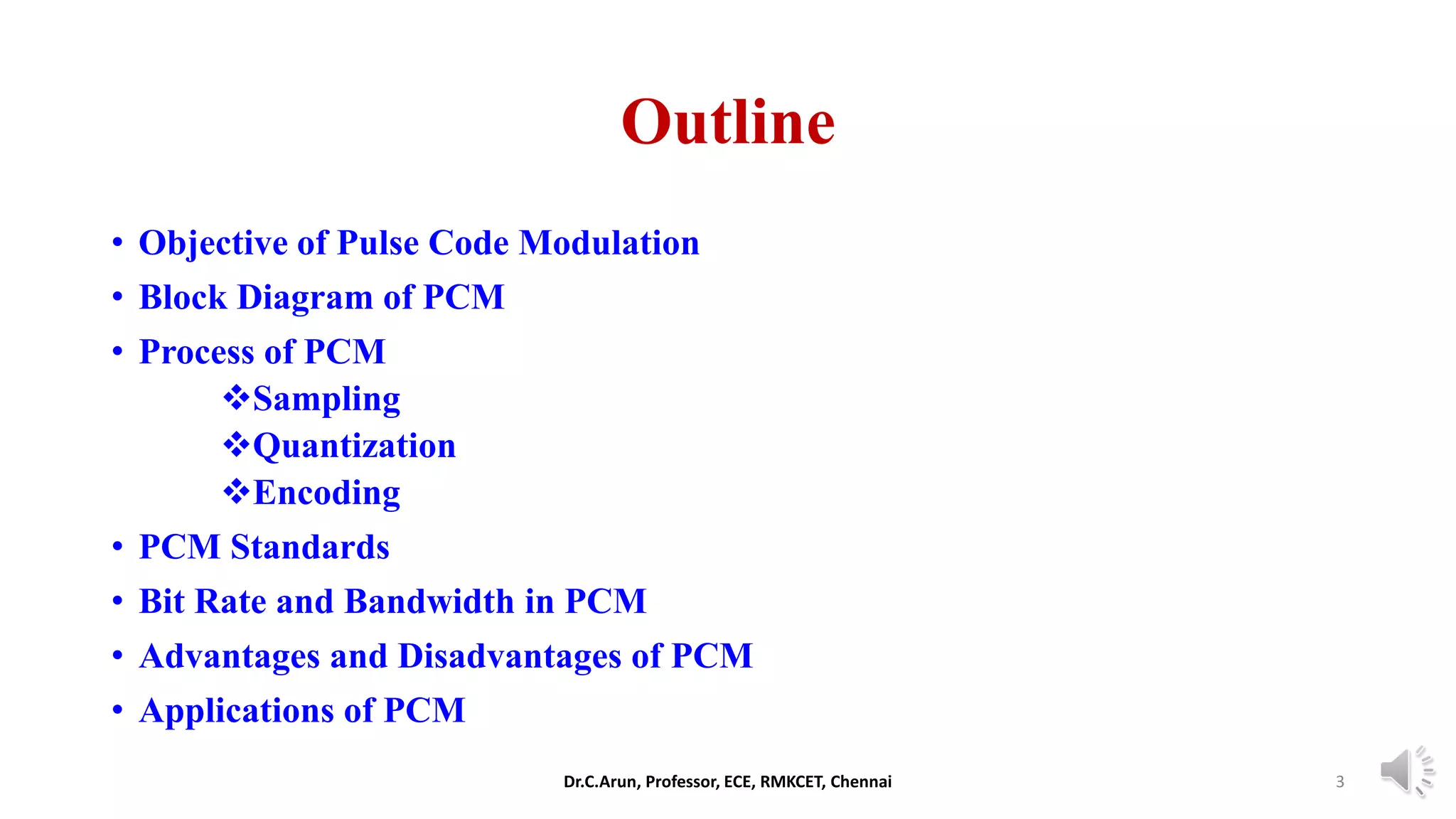 Pulse Code Modulation (PCM) | PDF