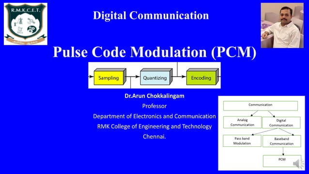 Pulse Code Modulation Pcm Ppt