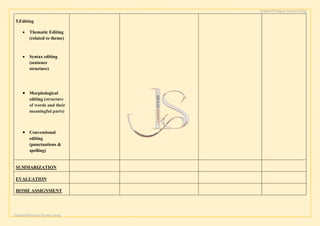 English Period Plan Formats | PDF