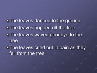 English personification examples (1) | PPT