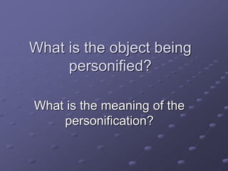 English personification examples (1) | PPT